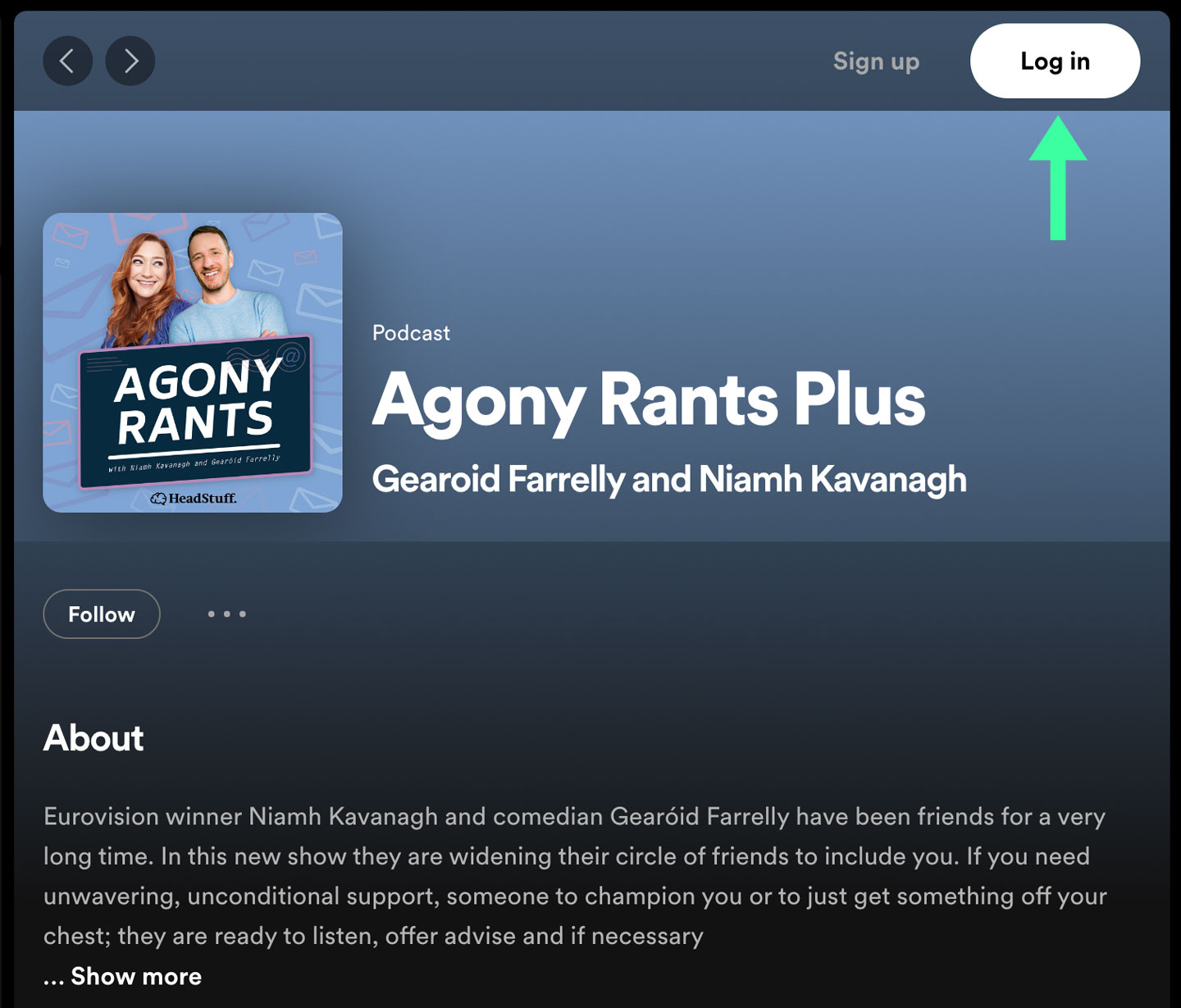 Spotify Connection Instructions | HeadStuff Podcasts